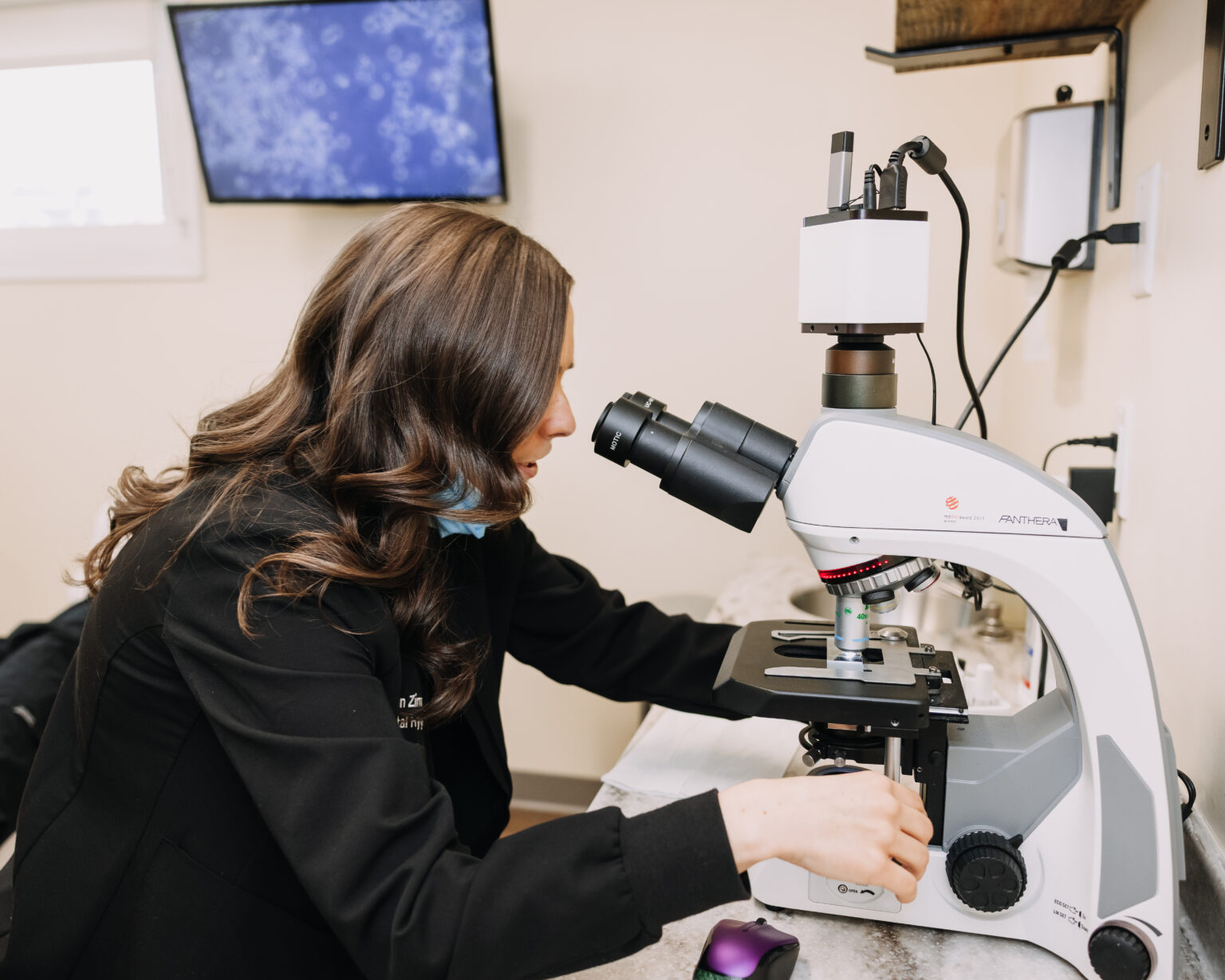 Phase-Contrast Microscope Technology at Larrimore Family Dentistry